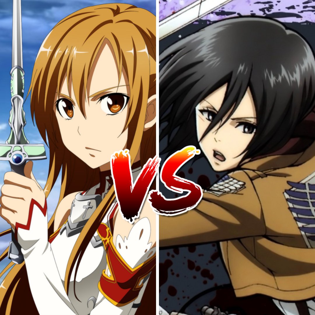 Mikasa Vs Asuna