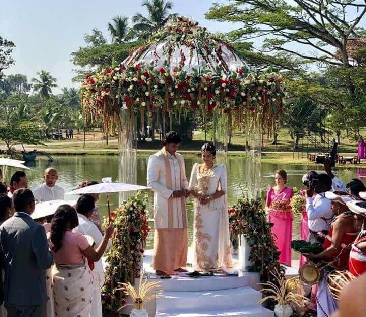 Yoshitha Rajapaksa Wedding Namal Rajapaksa Attends Anant Ambani And