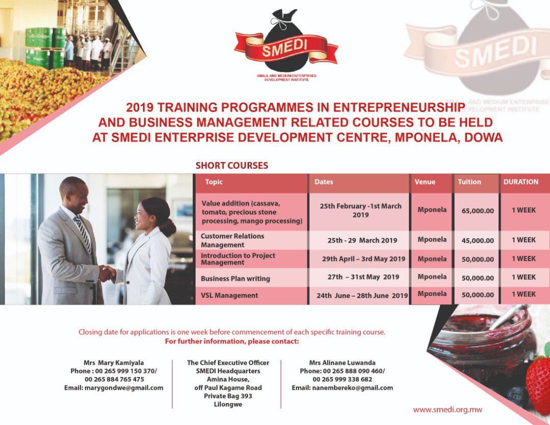 Small and Medium Enterprises Development Institute - SMEDI, Central ...