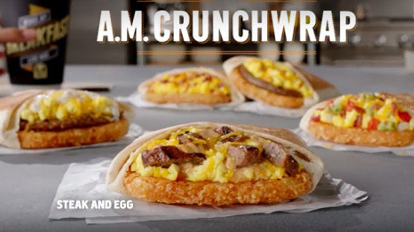 Taco Bell Am Crunchwrap