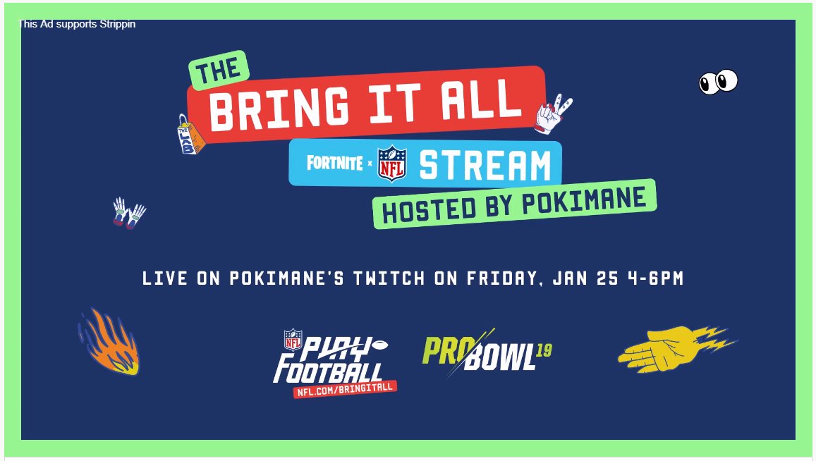 Twitch advertising a broadcaster's event on other streamers channels ...