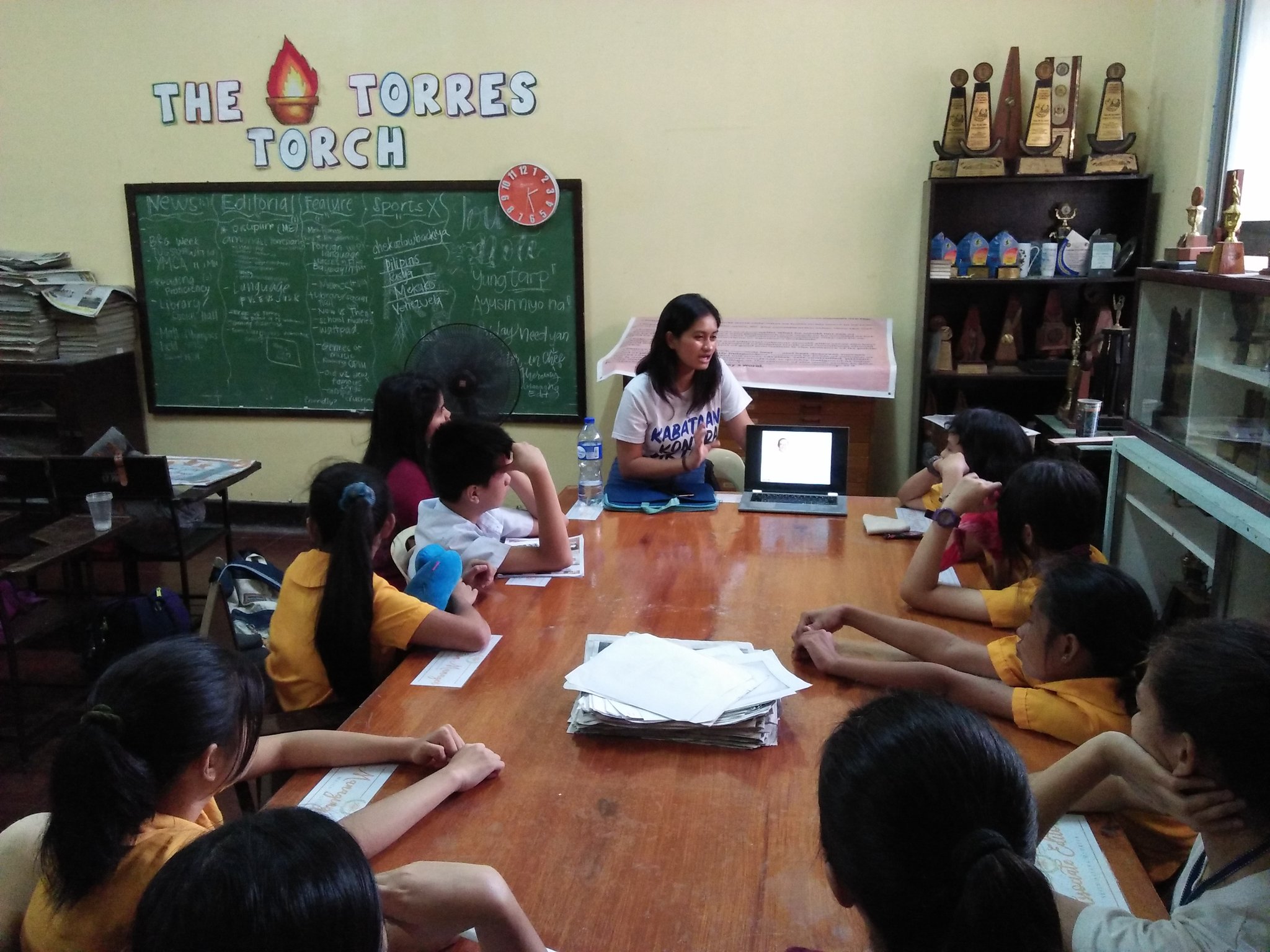 Filipino High School Students In Classroom