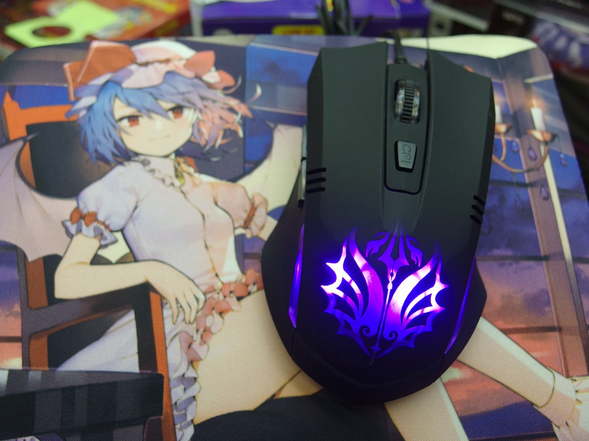 東方プロジェクト 旨し 「光るマウス&描き下ろしマウスパッド 東方プロジェクト 旨し 「光るマウス&描き下ろしマウスパッド