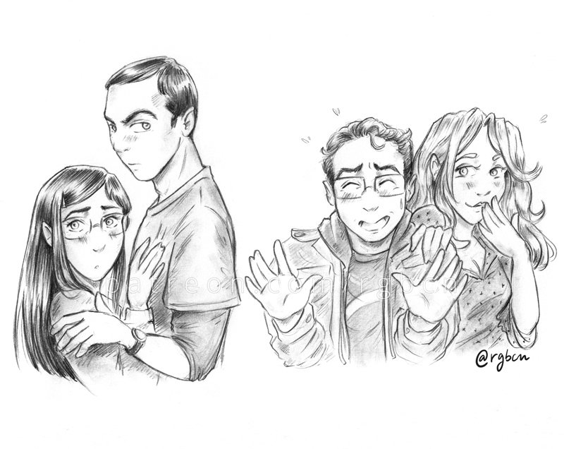 Sheldon And Amy Fan Art