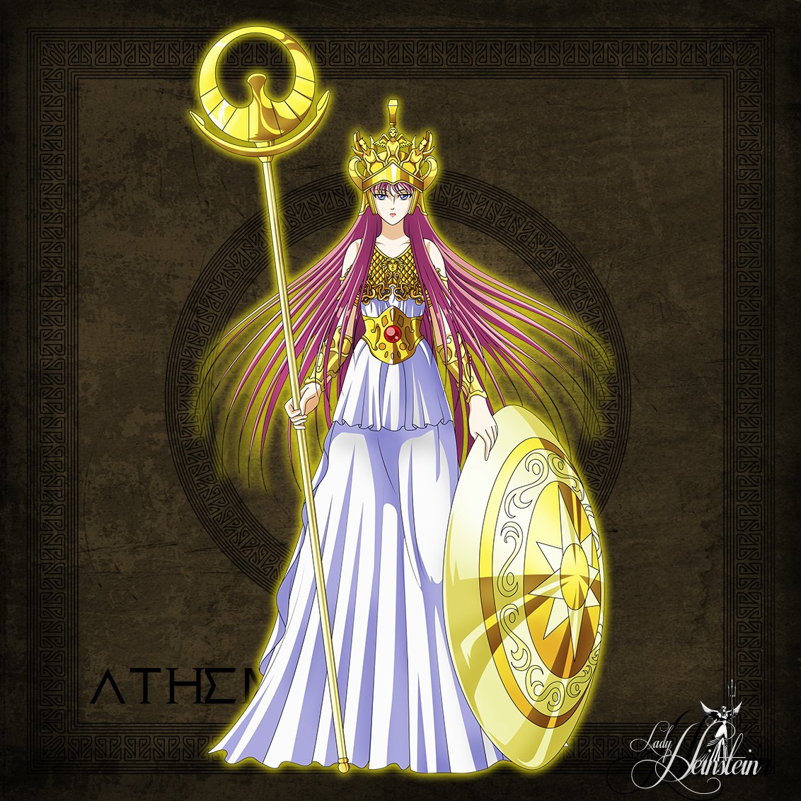 Greek Goddess Athena Anime