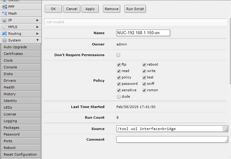 Mikrotik Scripting