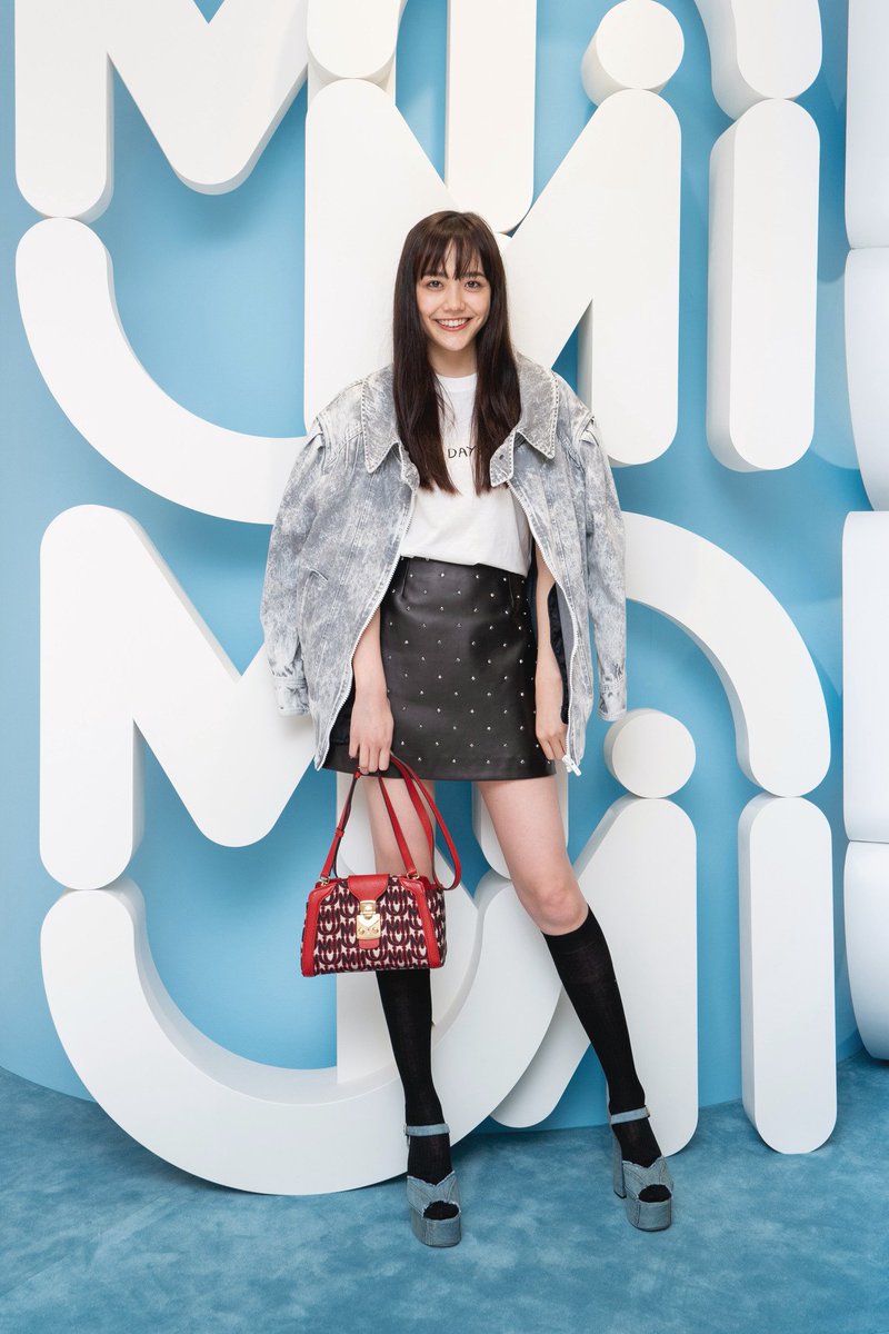 Airi Matsui attending the opening of our E-Miu-ticons pop up store at Isetan Shinjuku in Tokyo ...