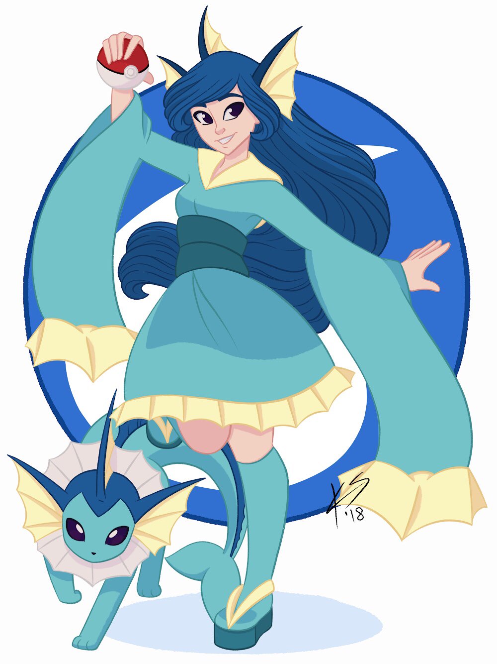 Gijinka Eevee Evolutions