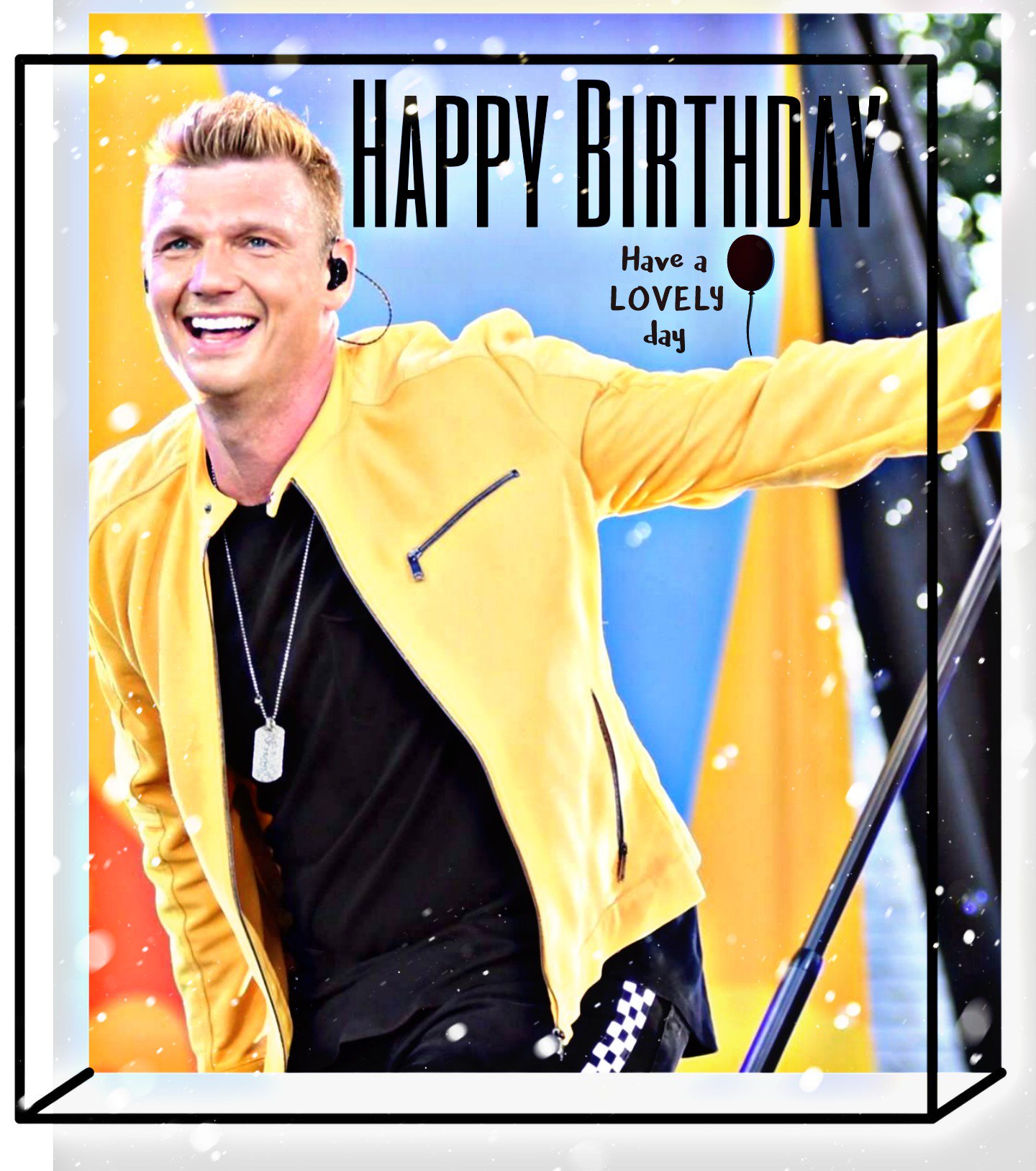 Backstreet Boys Happy Birthday Sign