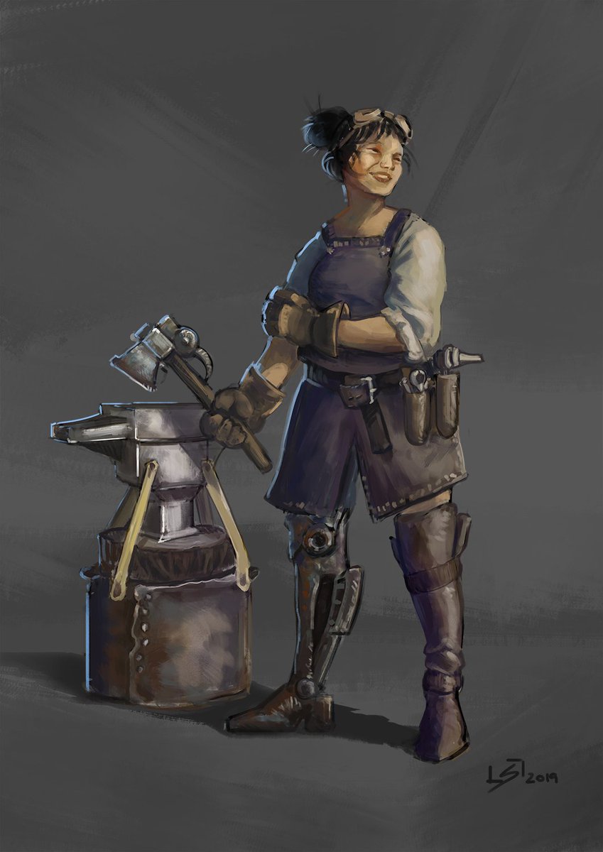 Blacksmith Concept Art