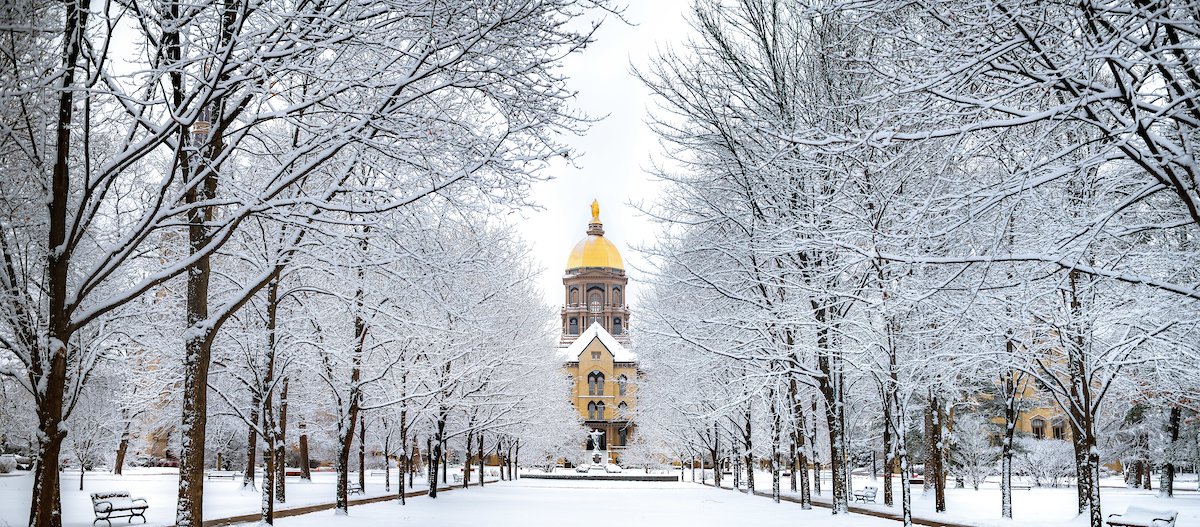 University Of Notre Dame Winter