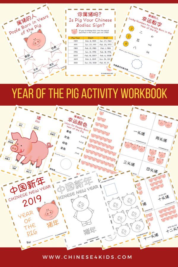 Chinese4kids on Twitter: "Just Pinned to Chinese4Kids: Year of the Pig ...