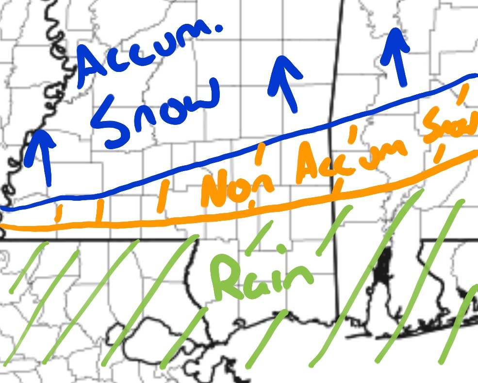 Overnight update on snow forecast for south Mississippi – NickelBlock ...