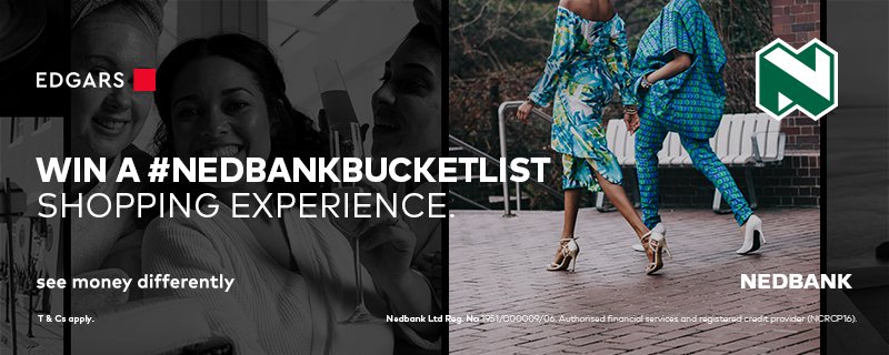 Nedbank on Twitter: "Want to win a R5 000 #NedbankBucketList shopping experience? All you have ...
