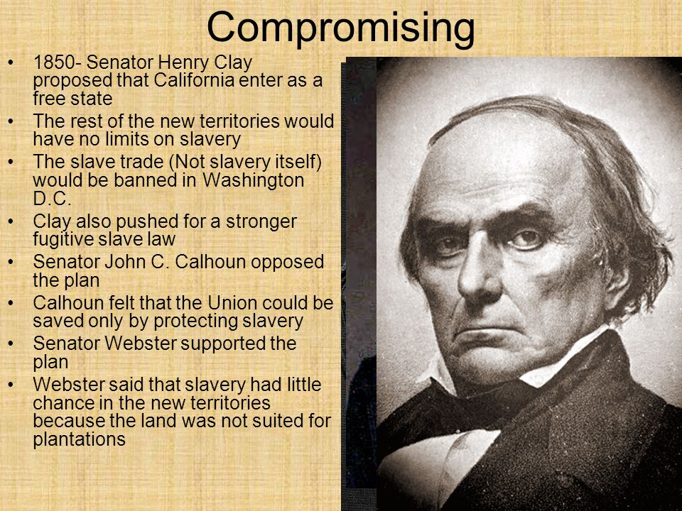 Compromise Of 1850 Henry Clay