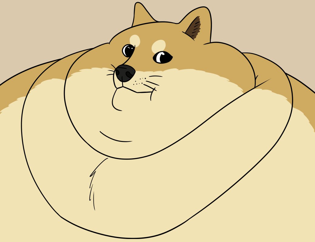 Spicy Wahtte 🔜 ANE on Twitter: "So someone put the idea of this fat doge meme in my head and I ...