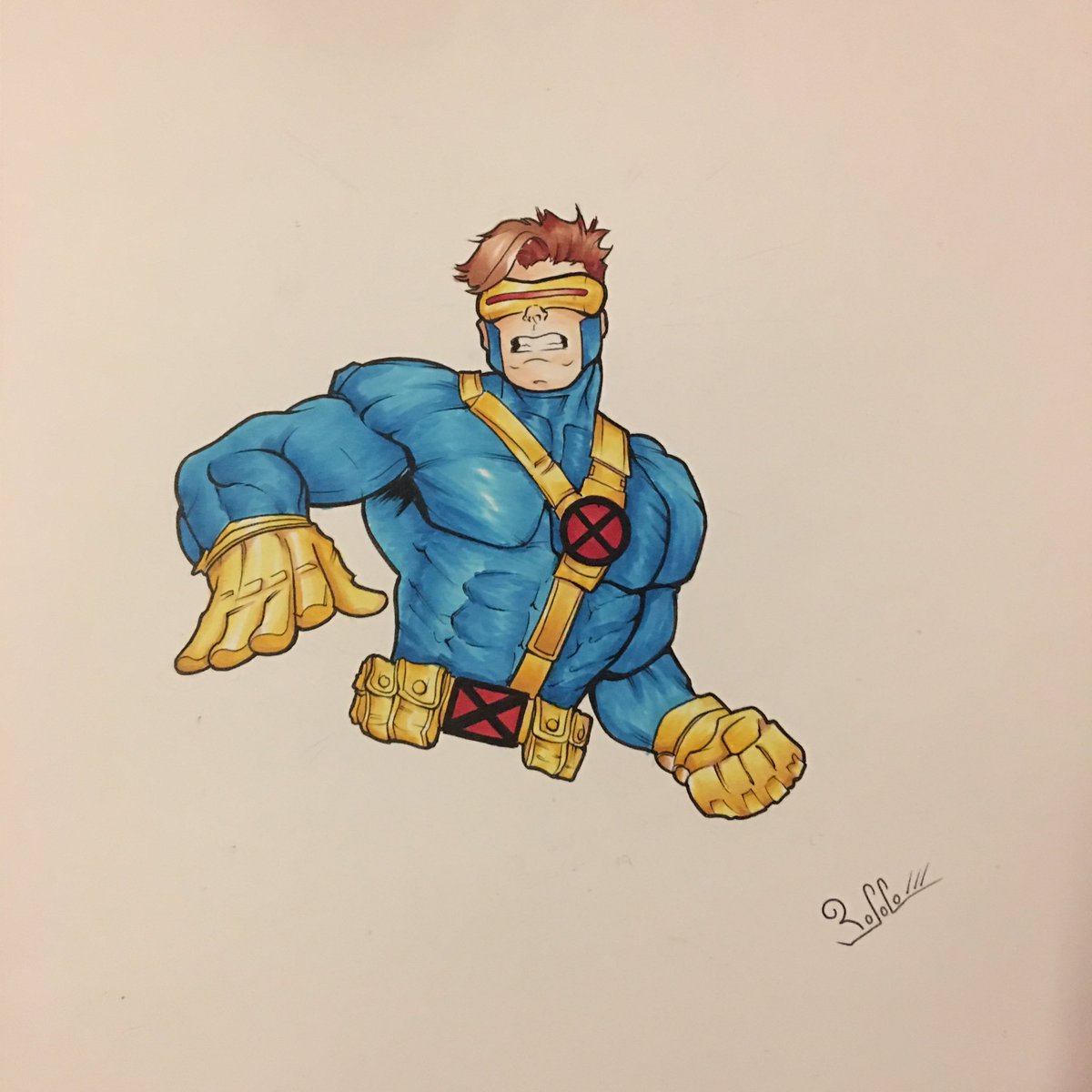 X Men Cyclops Drawings