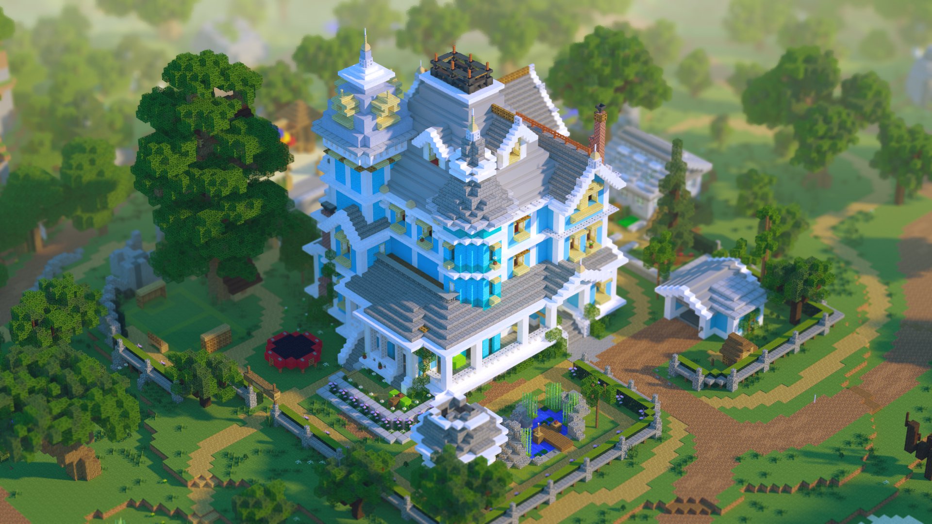 Victorian House Minecraft Blueprint