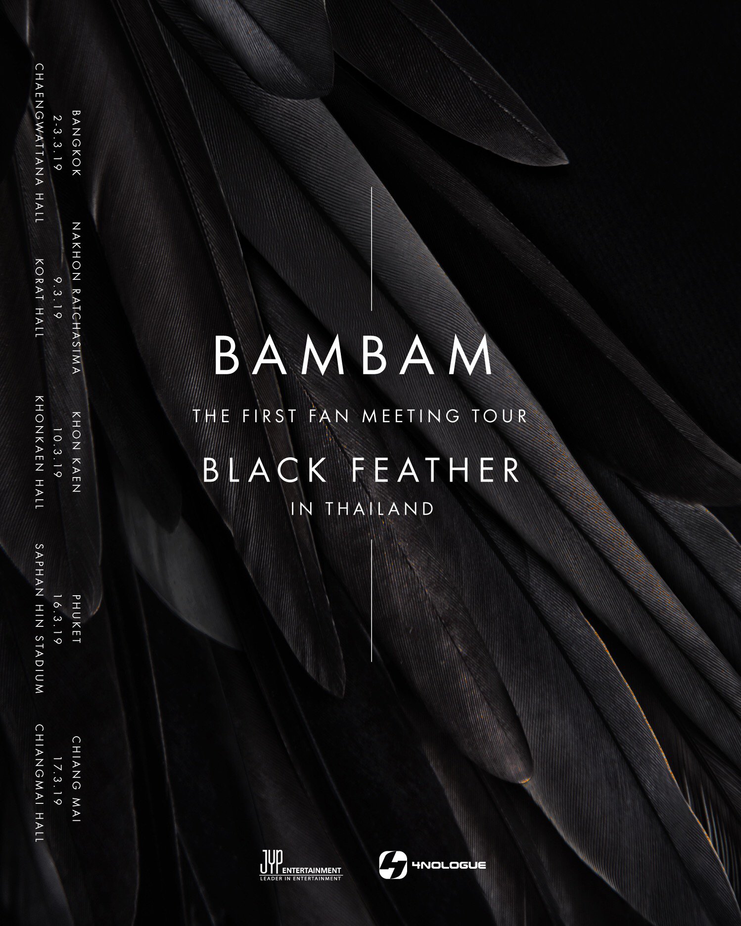 4NOLOGUE on Twitter: "BAMBAM THE FIRST FAN MEETING TOUR "BLACK FEATHER" IN THAILAND สิ้นสุดการรอ ...