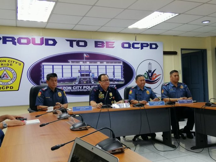 QCPD command group headed by district director PCSupt Joselito Esquivel ...