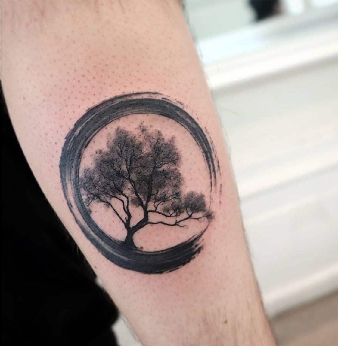 Enso Tree Tattoo