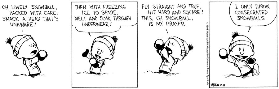Calvin And Hobbes Snowball
