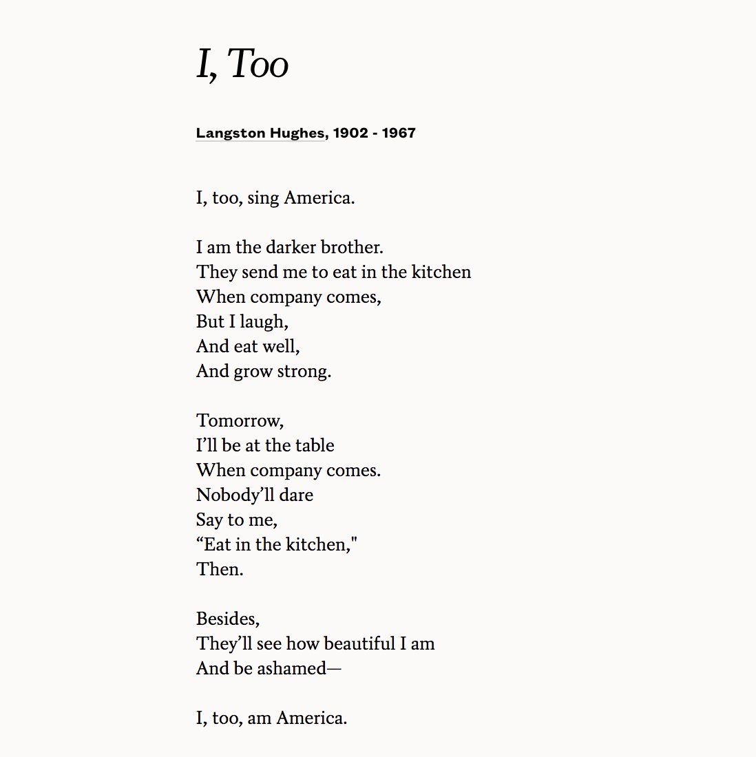 Langston Hughes Love Poems
