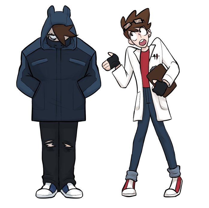 「drawpiling w friends and i made. a girl oc for once 」(gnashing sfx)の漫画