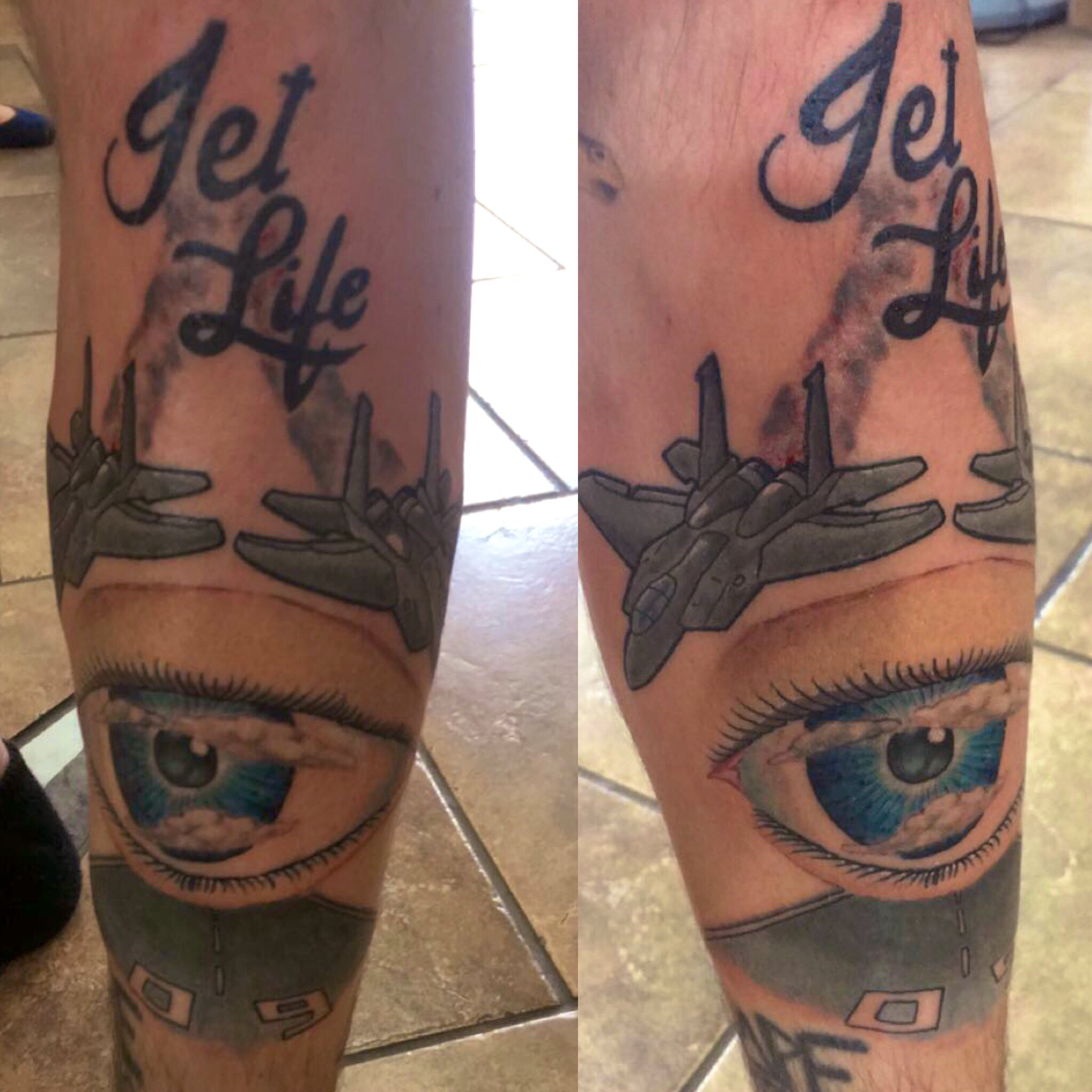 Curren$y Jet Life Tattoo