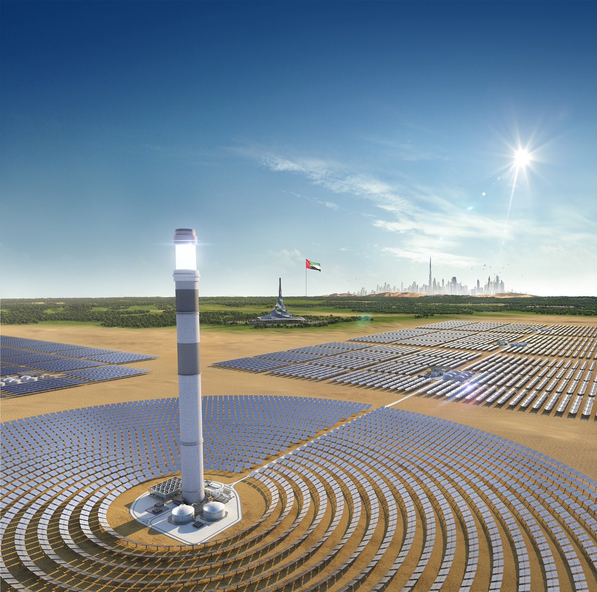 Concentrated Solar Power (CSP) project at Mohammed bin Rashid Al ...
