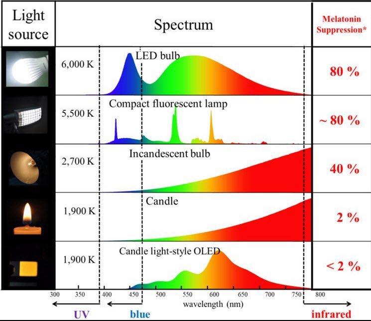 Incandescent Light Spectrum