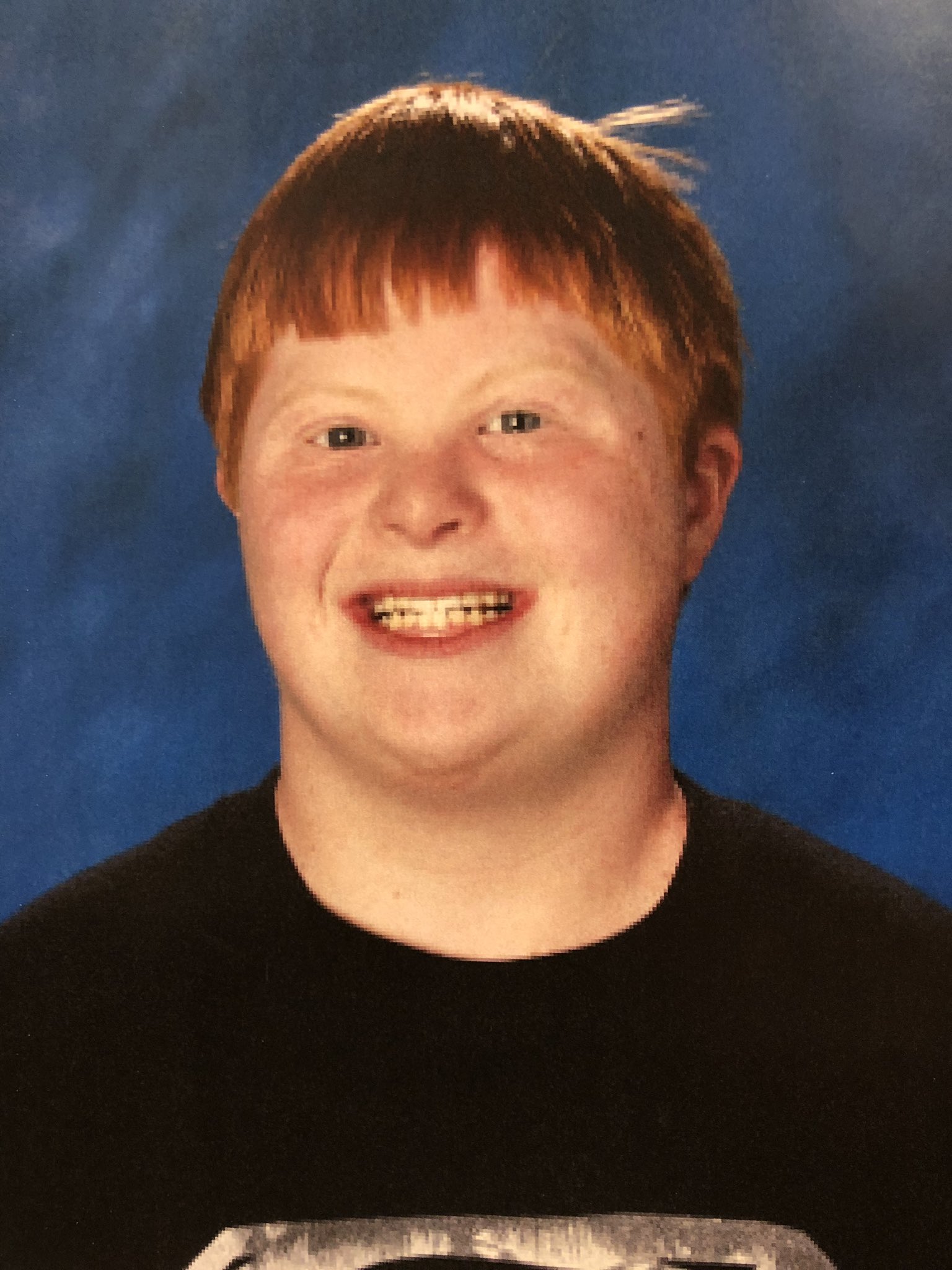 Black Boy With Red Hair