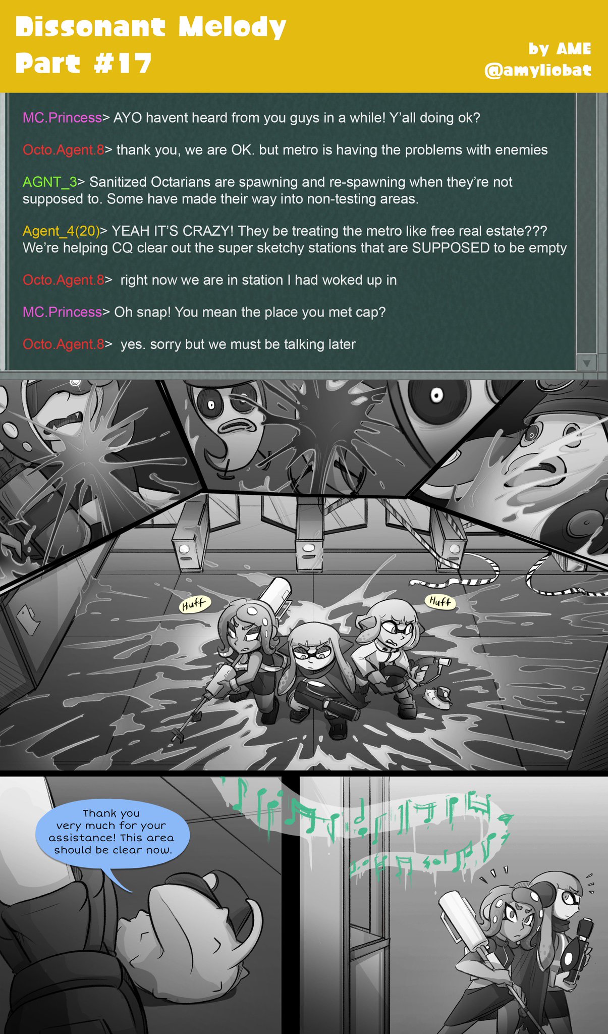 Nova ⚛ on Twitter: "Dissonant Melody: Part #17 New chapter, new check-in with the present day ...