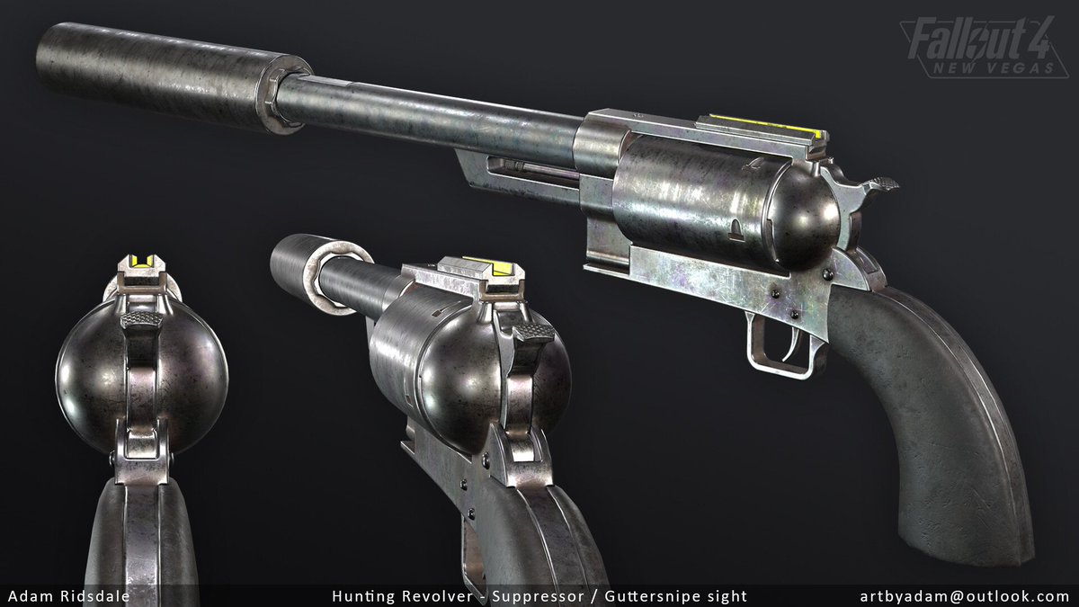 Fallout 4 hunting revolver - dragongrag