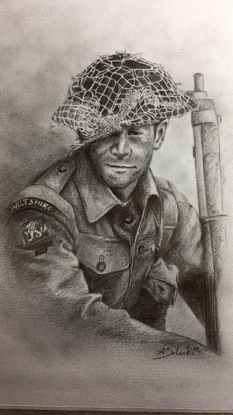 Ww2 British Soldier Drawing