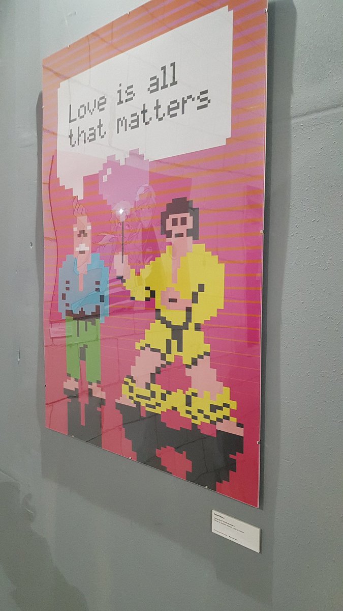 Today together with my fianceé we went to see games inspired #art ...