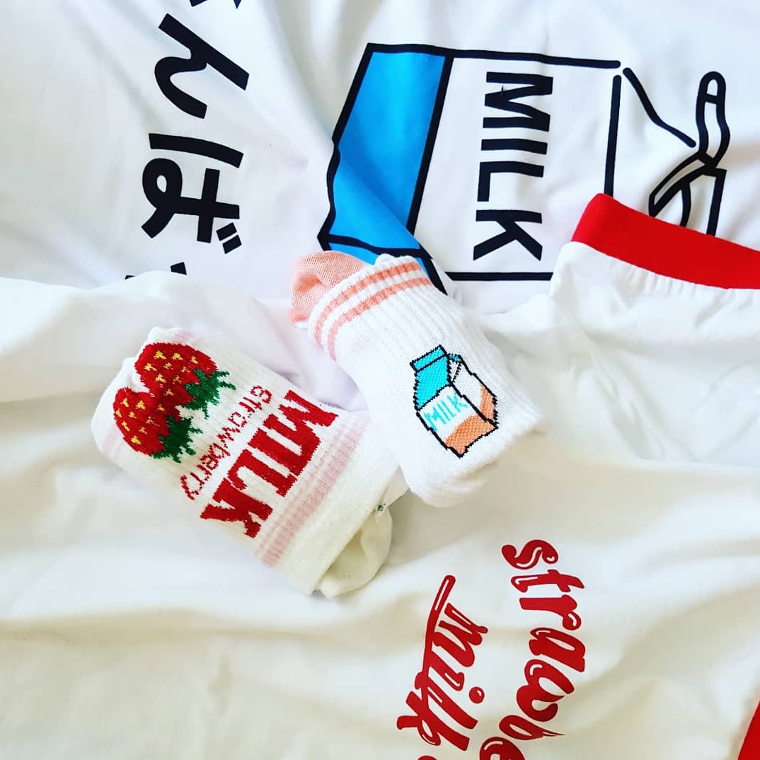 「for someone who doesn't even drink milk I have a lot of milk」Hanna Kの漫画