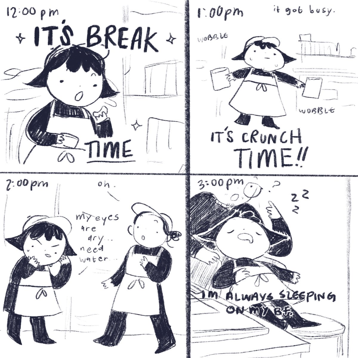 「A piece I did for a band. 」katの漫画