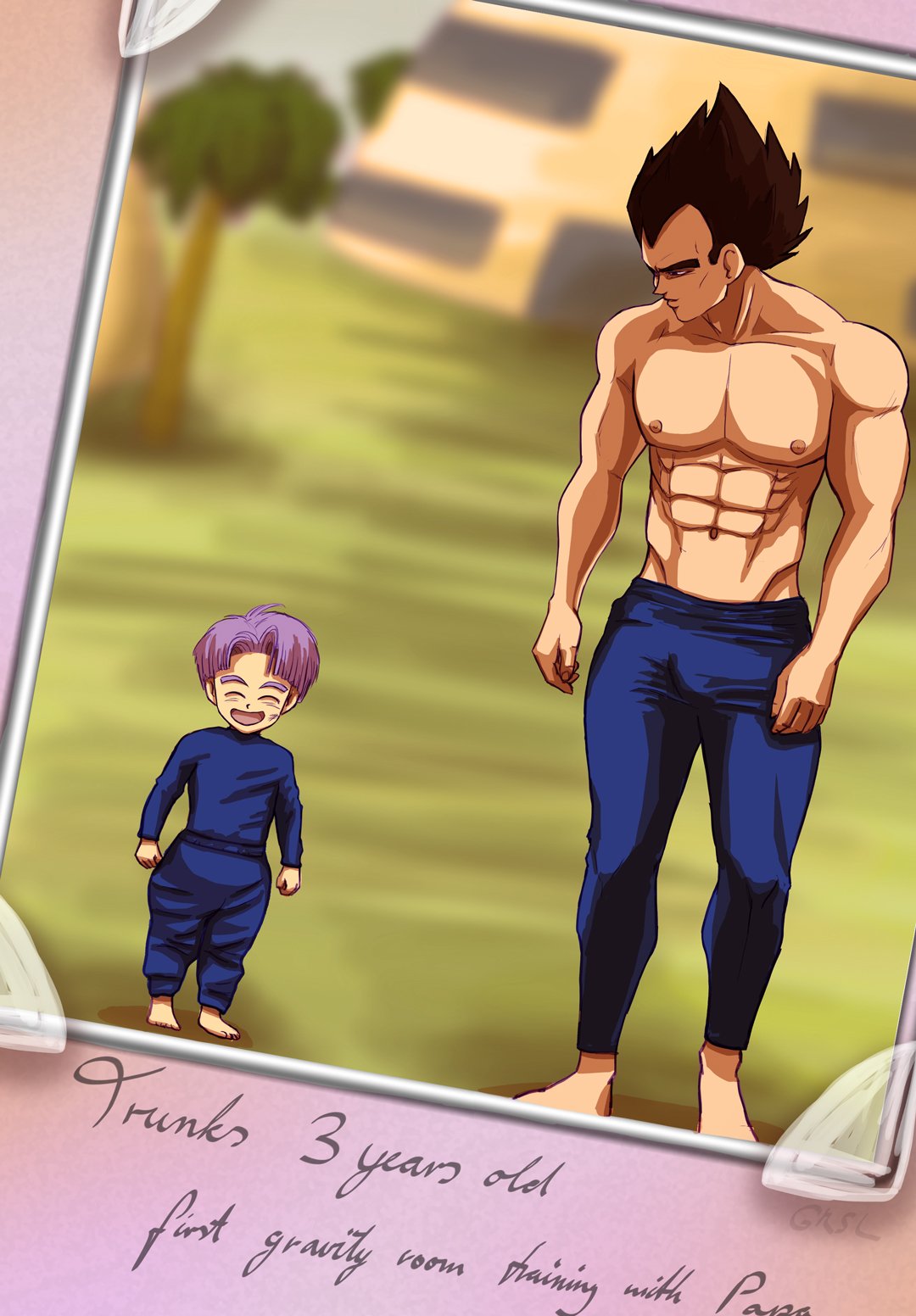 Vegeta X Trunks Yaoi