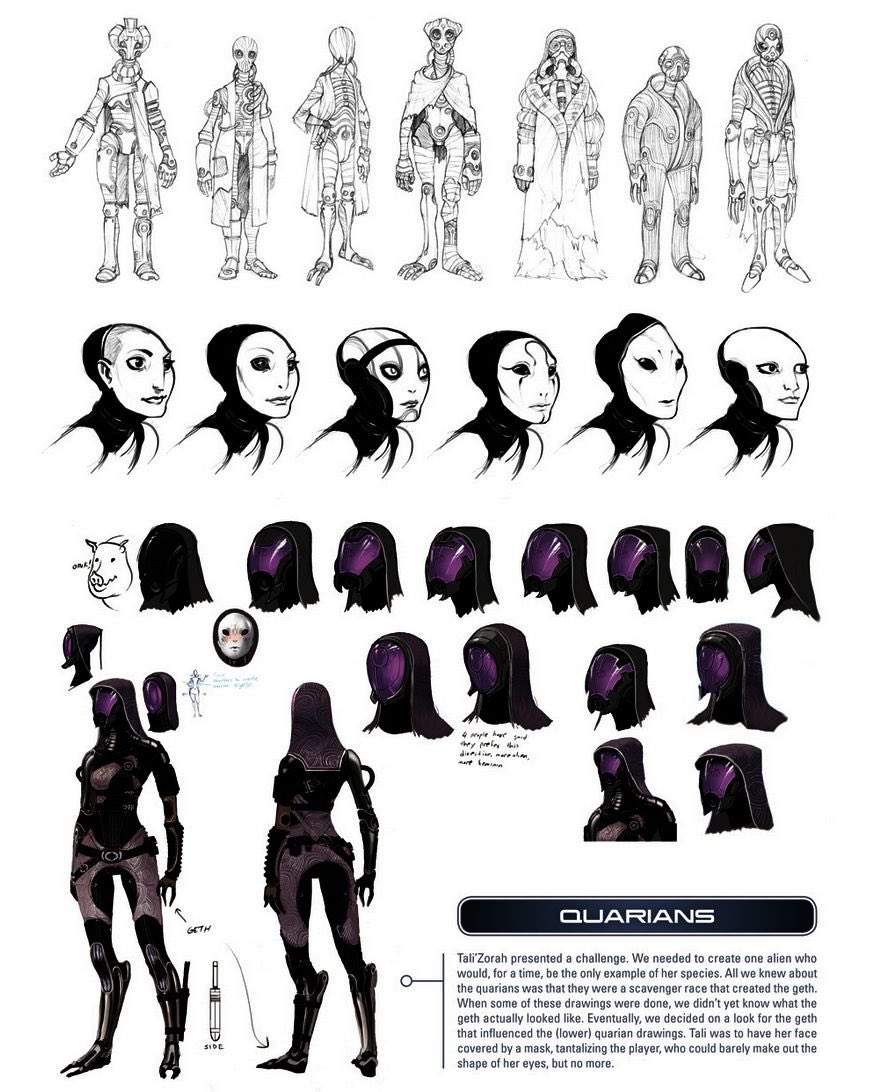 Art Of Mass Effect Universe Quarian