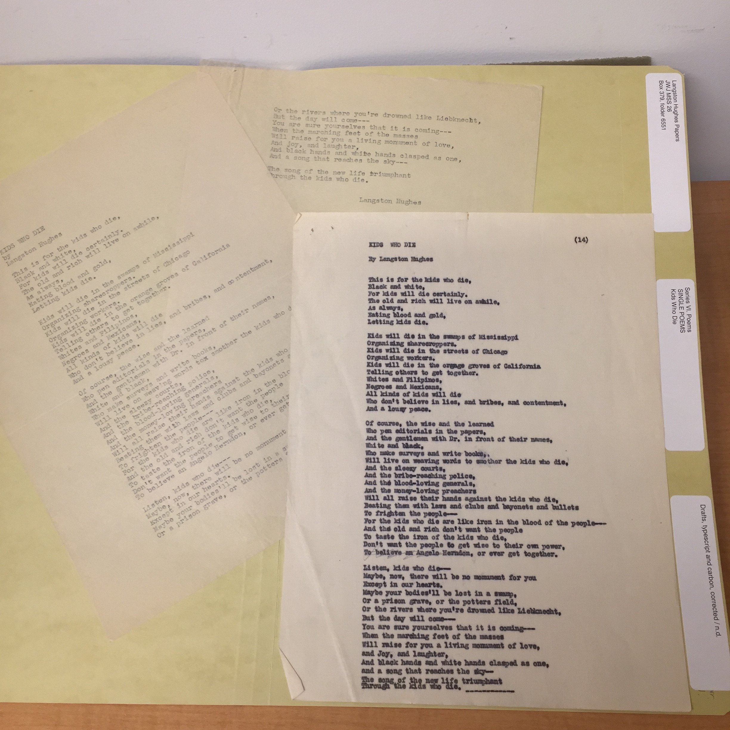 Beinecke Library on Twitter: "This is for the kids who die, Black and ...