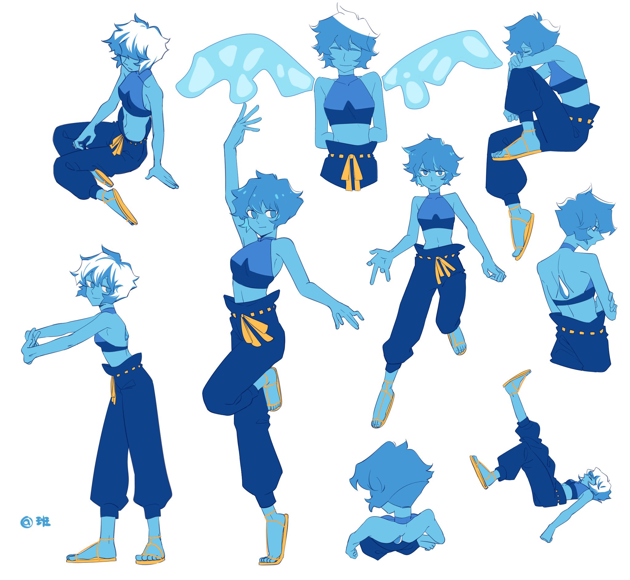 Lapis Lazuli Steven Universe Character Sheet