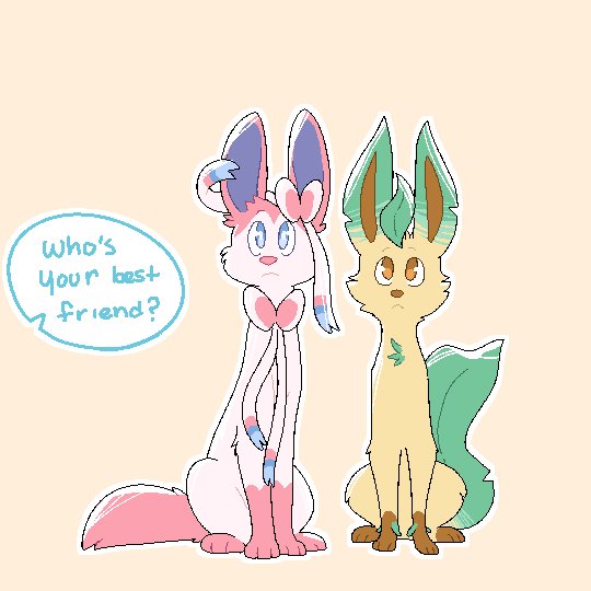 Leafeon And Sylveon