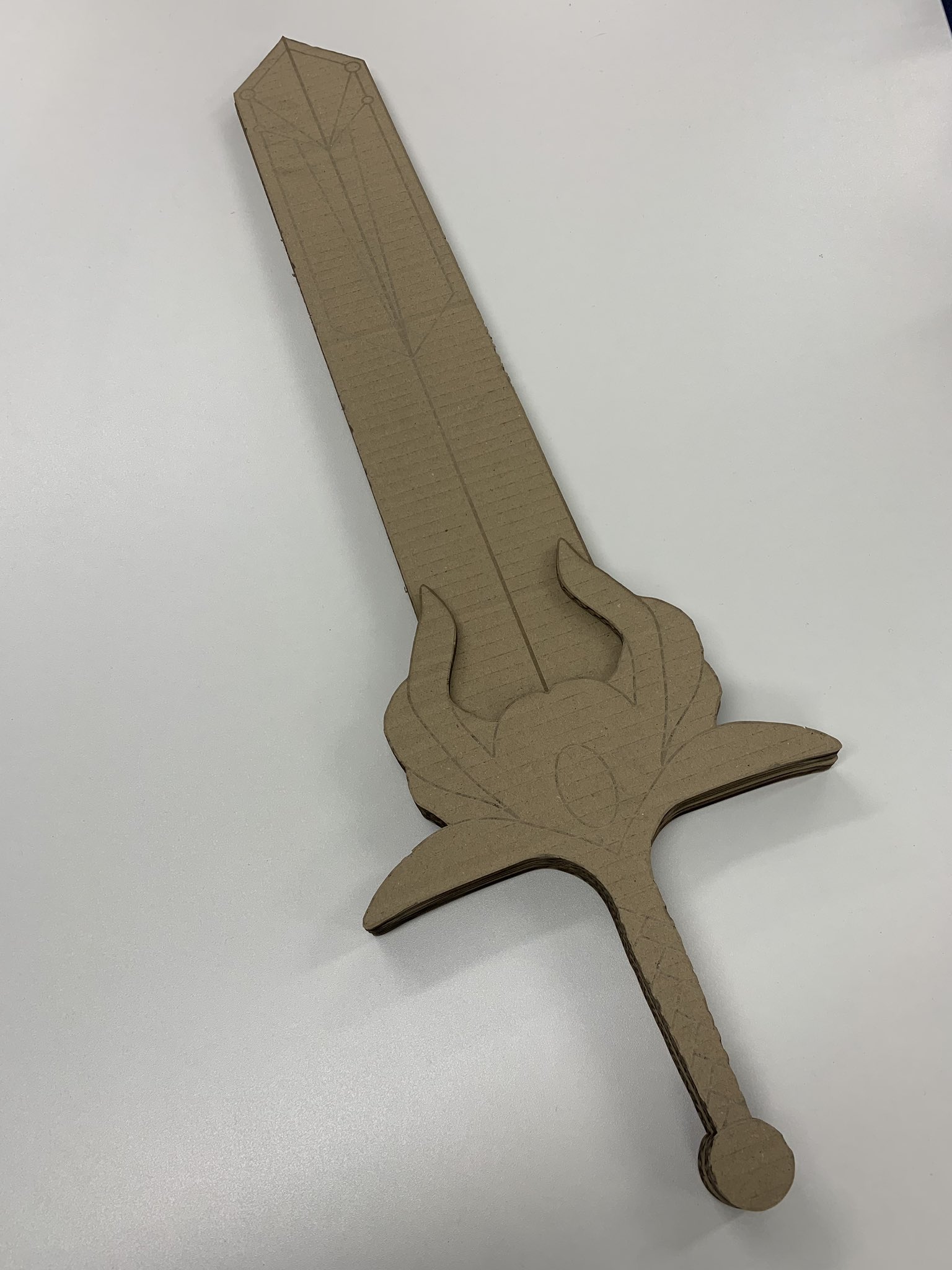 Sword Template Cardboard