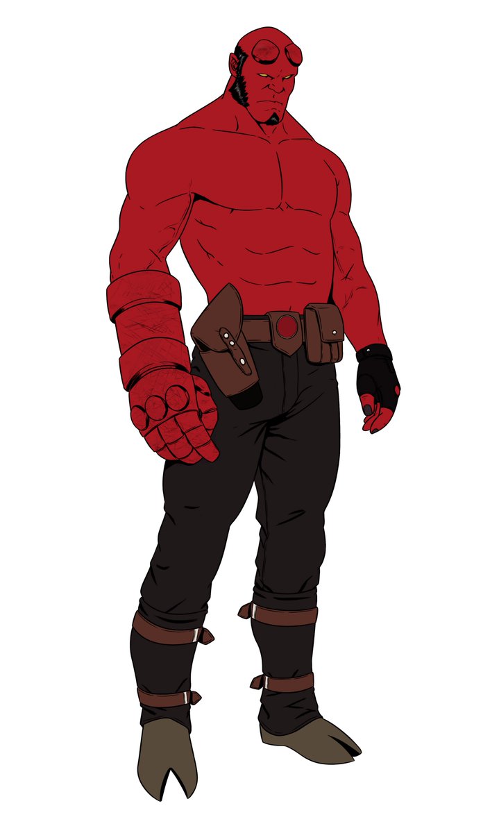 Hellboy Comic Concept Art