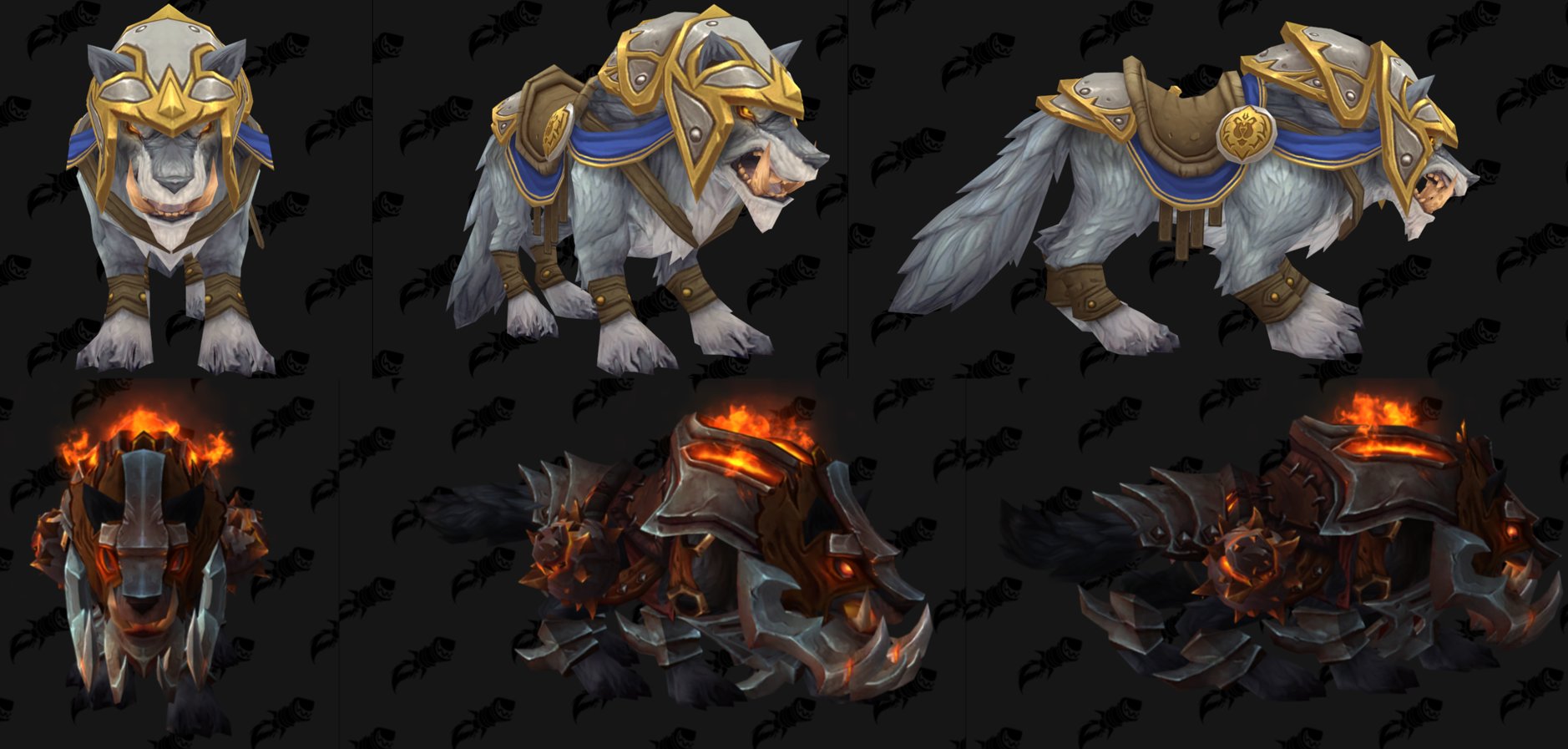 Wowhead💙 on Twitter: "Two new wolf mounts added today on the PTR! RT if you prefer the Alliance ...