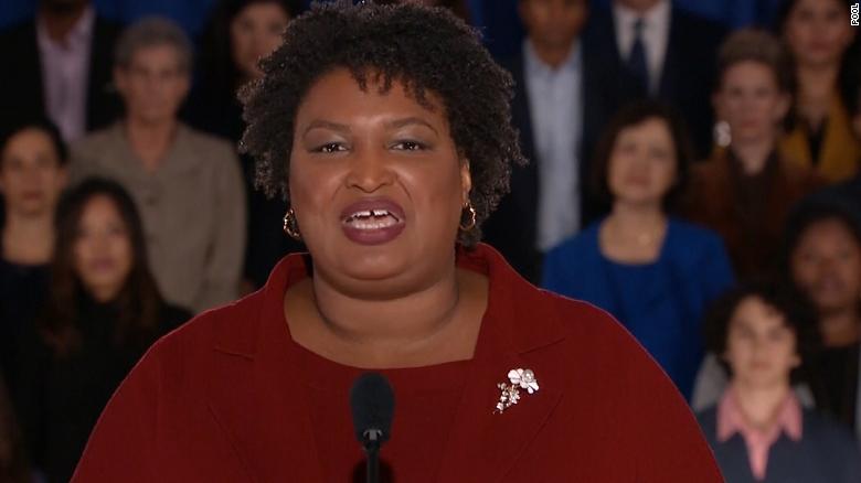 Stacey Abrams delivers official Democratic response to Trump's State of ...