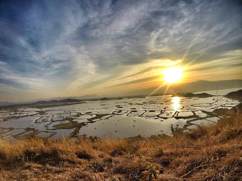 Keibul Lamjao National Park - The only floating National Park in the world.