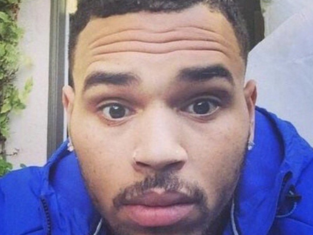 Chris Brown Laughing