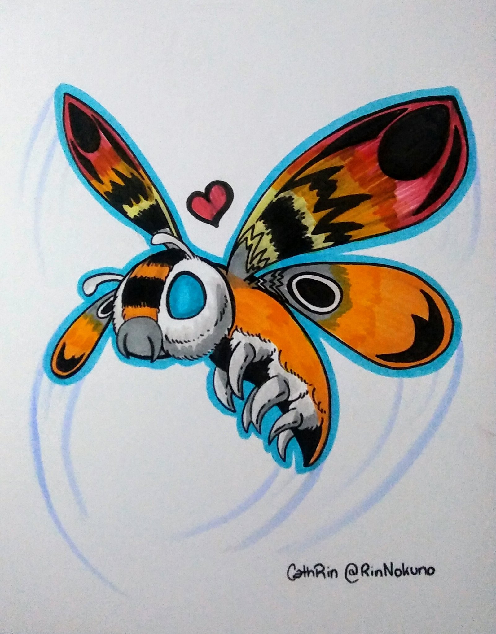 Mothra Drawing